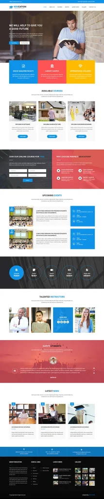 Best Learning Management System WordPress Theme by Themes 21