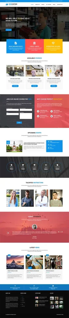 Best Training Courses WordPress Theme for Online Learning 2025